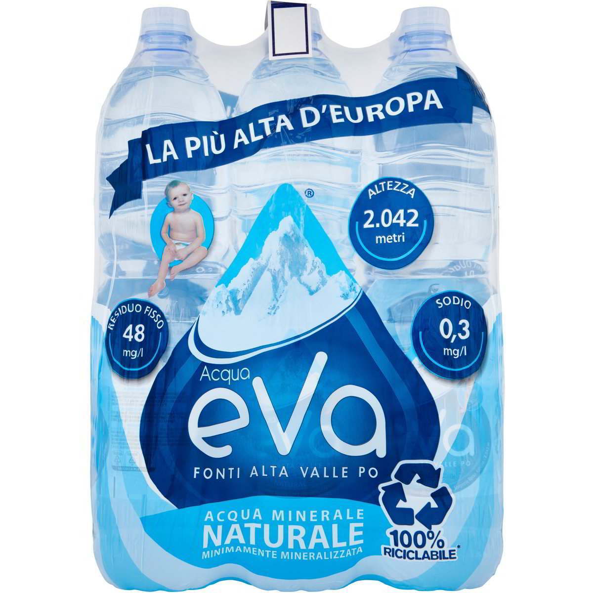 Acqua minerale naturale EVA 6 X 1500 ML - Coop Shop