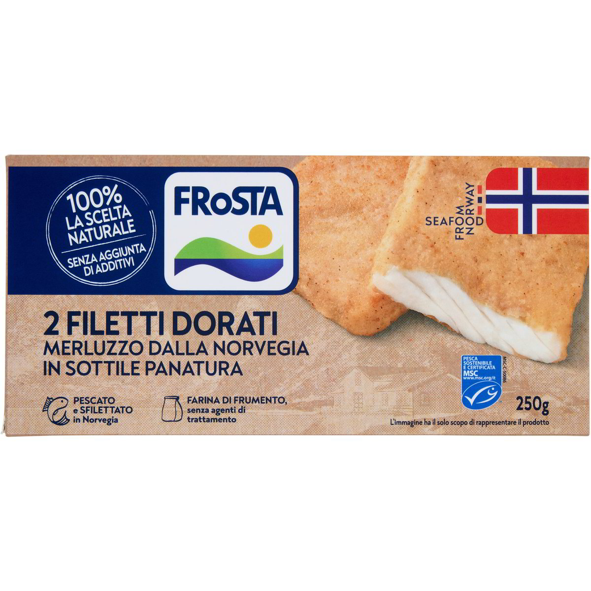 Merluzzo filetti dorati della norvegia FROSTA 250 G - Coop Shop