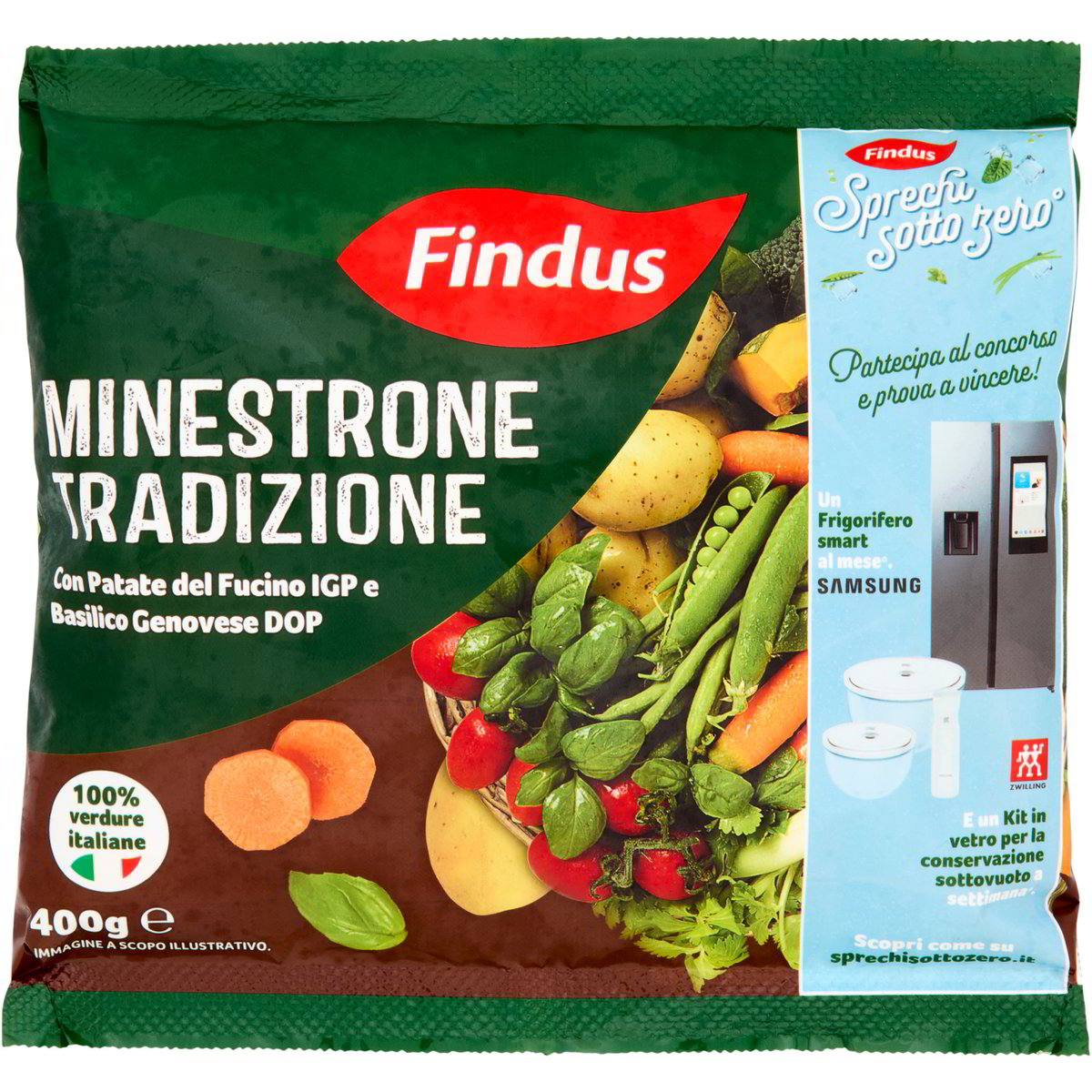 Minestrone tradizione con verdure igp e dop FINDUS 400 G - Coop Shop