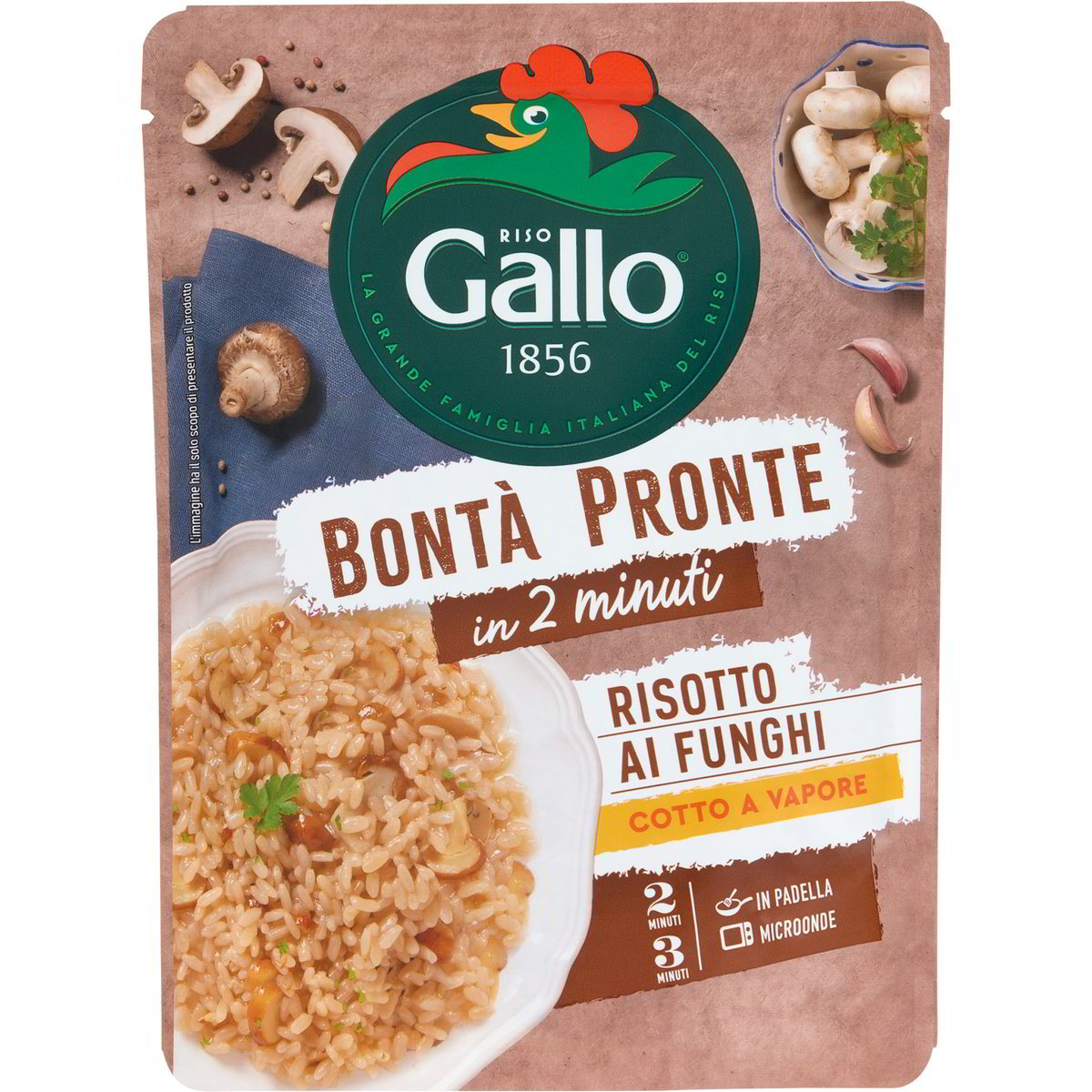 Risotto ai funghi bontà pronte 2 min RISO GALLO 250 G - Coop Shop