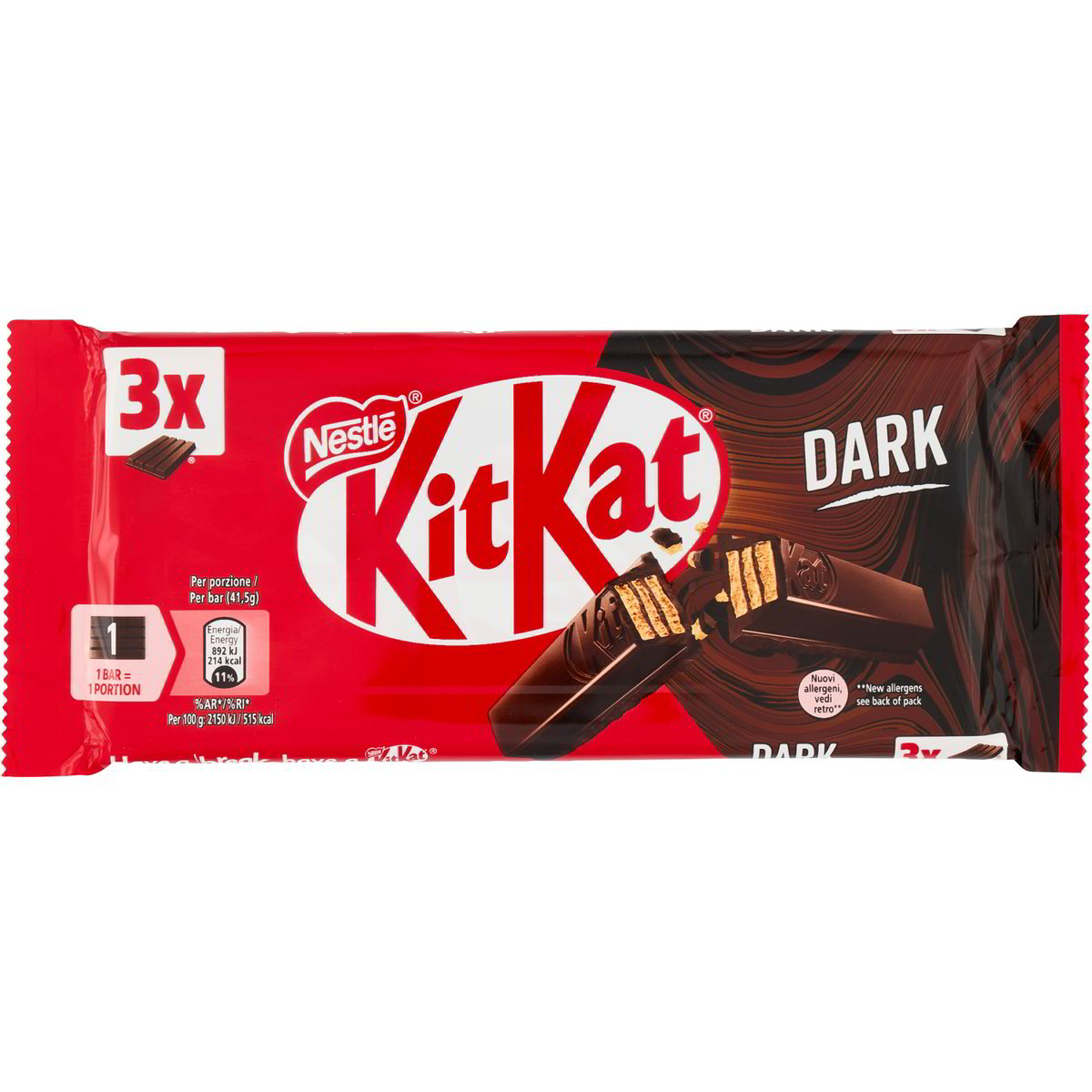 Kitkat dark NESTLÉ 124,5 G - Coop Shop