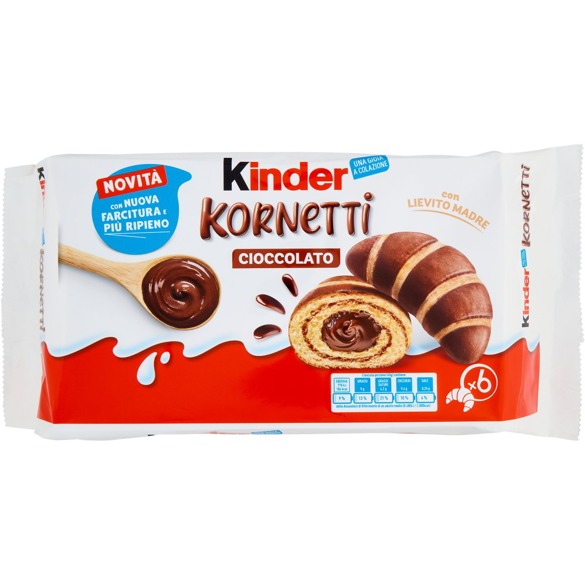 Merendine Cornetti al cioccolato Kinder Kornetti FERRERO 270 G - Coop Shop