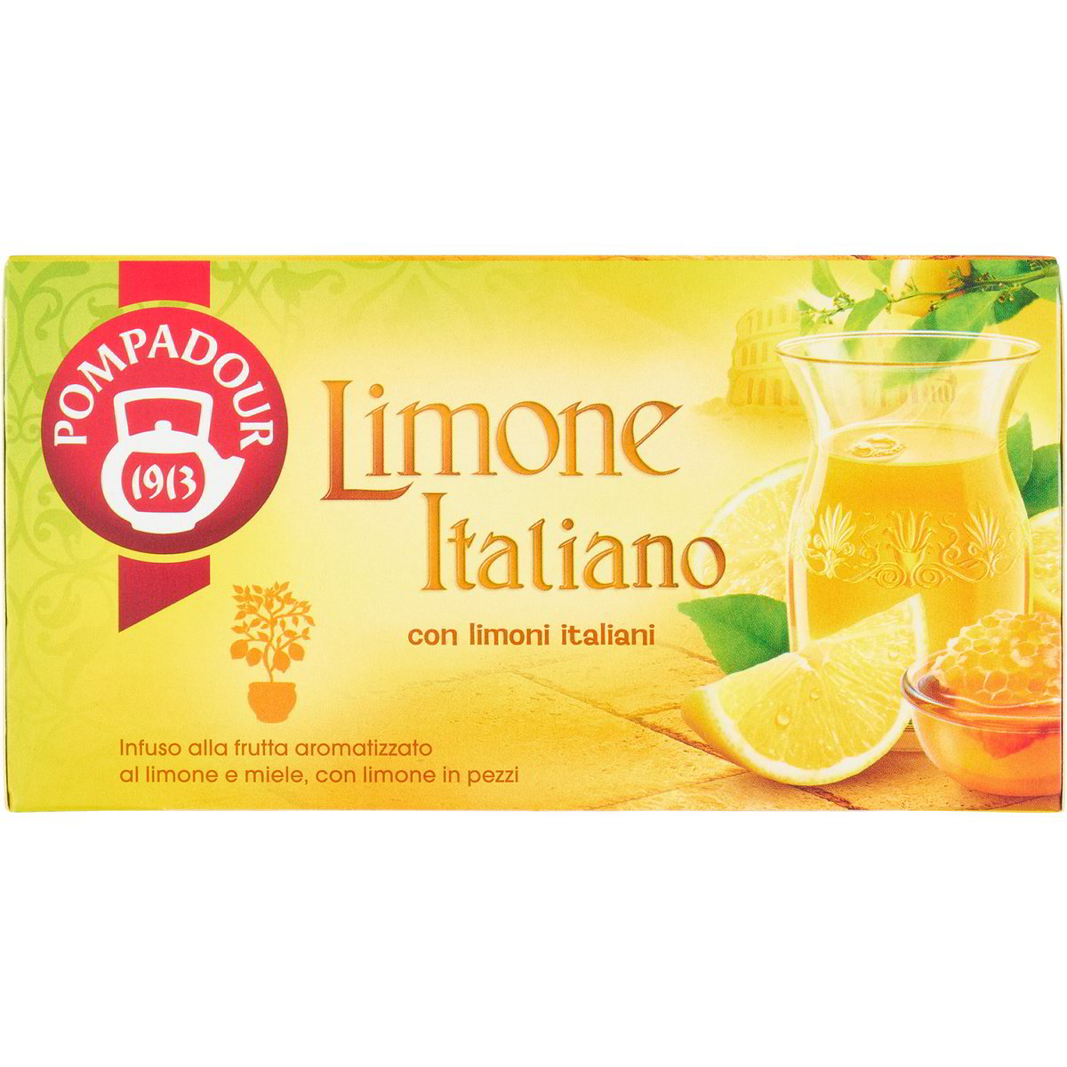 Infuso ai limoni con limoni italiani POMPADOUR 20 X 2,5 G - Coop Shop