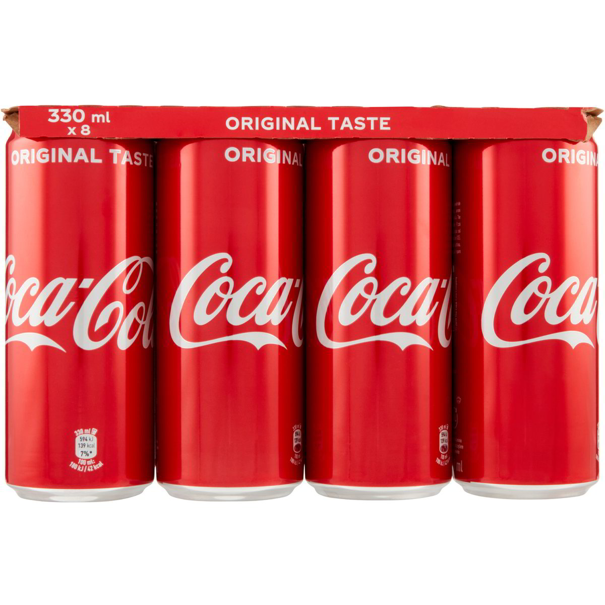 Coca cola original taste COCA COLA 8 X 330 ML - Coop Shop