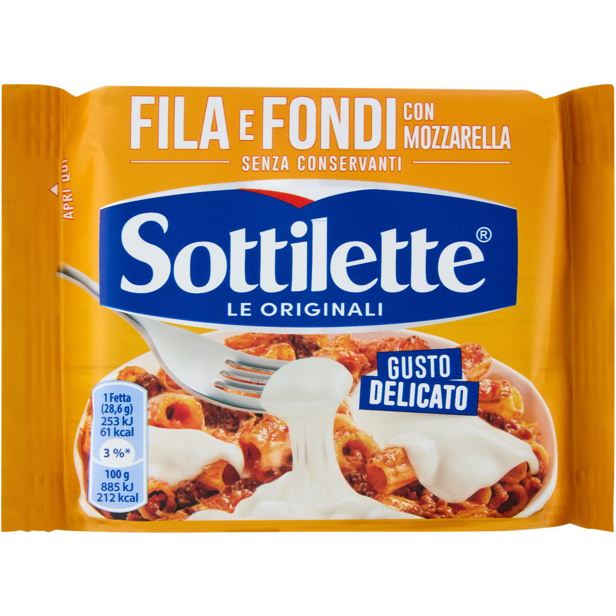 Sottilette fila e fondi SOTTILETTE 200 G - Coop Shop