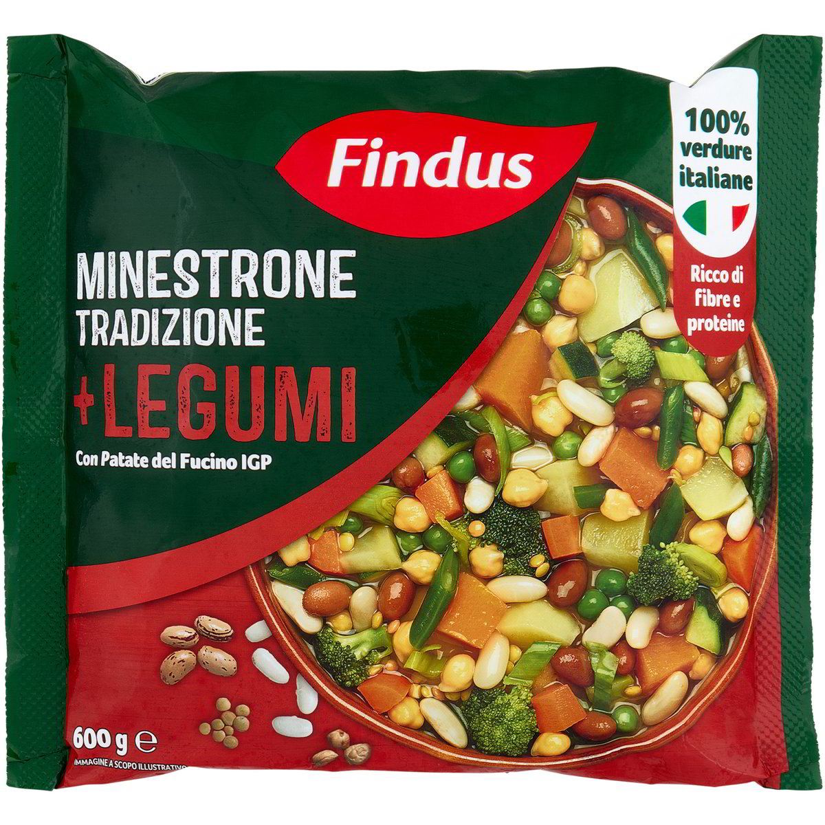Minestrone tradizionale con legumi FINDUS 600 G - Coop Shop