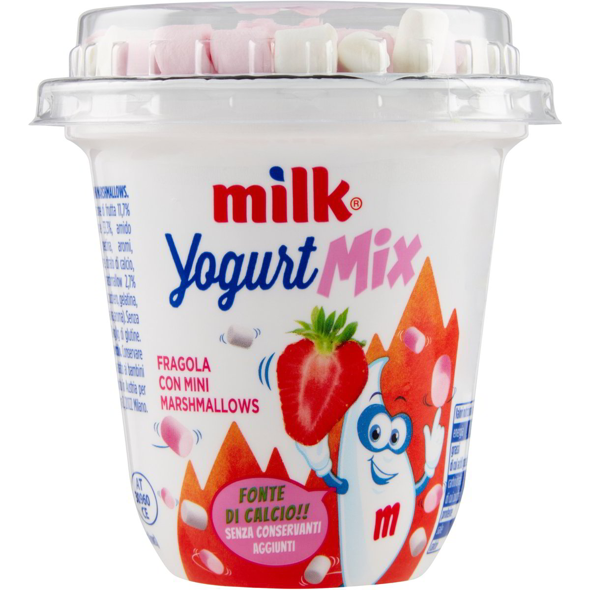 Yogurt mix alla fragola con mini marshmallows MILK 110 G - Coop Shop