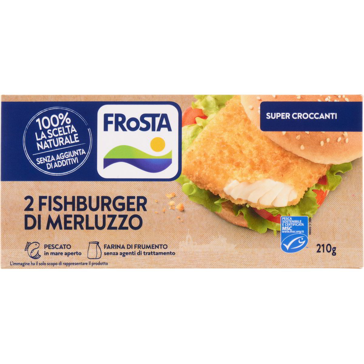 Fishburger di merluzzo FROSTA 210 G - Coop Shop