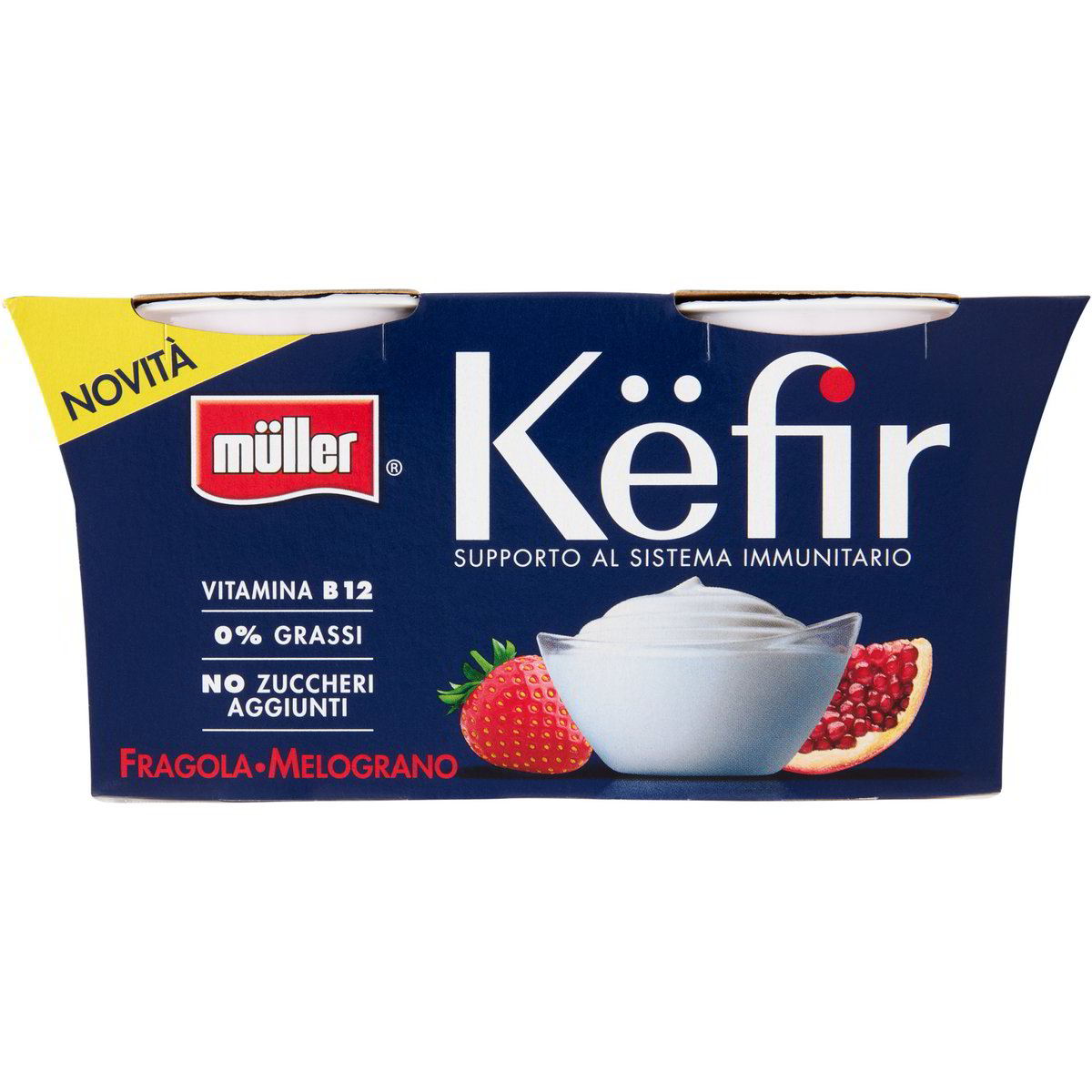 Kefir con fragola e melograno MULLER 2 X 125 G - Coop Shop