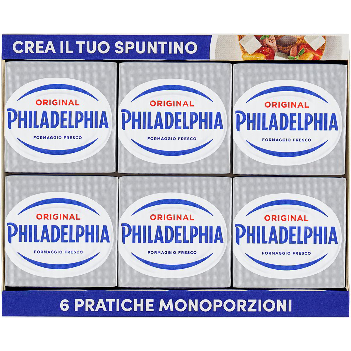 Formaggio spalmabile original PHILADELPHIA 6 X 25 G - Coop Shop